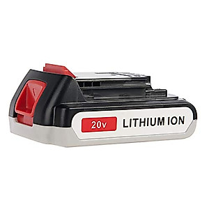 CELL9102 20V Lithium Battery Charger for Black and Decker 20V LCS1620 Charger and Battery LBXR20 BXR20-OPE LBXR2020 LBXR20, Capacity Output 2.5Ah