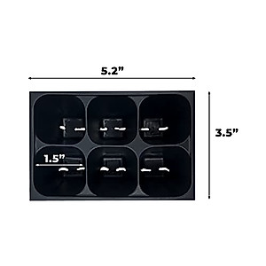 The Hydroponic City Seed Starter Tray, 144 Cells (24 Trays - 6 Cells Per Tray) + THCity Stakes