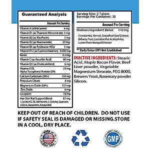 cat Dry Skin Relief - Pets Hair and Coat Boost - for Dogs and Cats - Supports Healthy Skin Hair Nails - cat Vitamin c - 2 Bottles (120 Tablets)