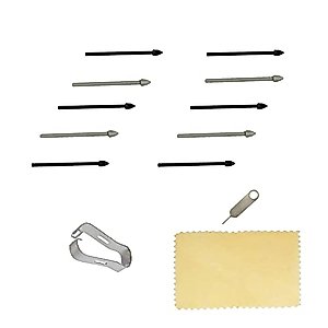 (10pcs Pack) Tab s8 s Pen Tips Replacement Stylus Nibs Parts for Samsung Galaxy Tab s8,Tab s8 Plus,S8 Ultra,Tab s7 FE (Black/Gray)