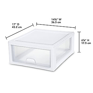 Sterilite 23018006 16 Quart/15 Liter Stacking Drawer