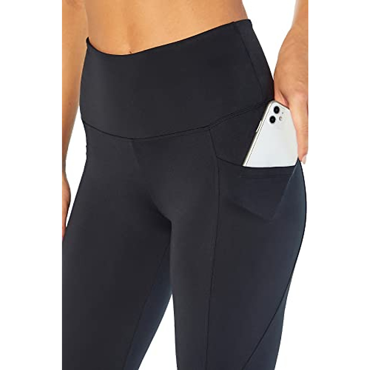 Marika Women's Standard Zen High Rise Pocket Bootcut Pant, Black, Large