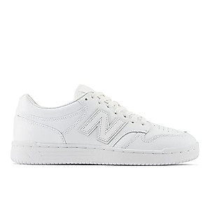 New Balance Unisex-Adult BB480 V1 Sneaker, White/White/White, 8.5
