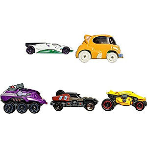 Hot Wheels Lightyear Hot Wheels 5-Pack of 1:64 Scale Die-Cast Starships from the Lightyear movie, Toy for Collectors & Kids 3 Years Old & Up