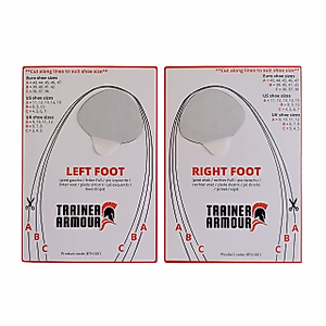 Trainer Armour - Big Toe Hole Preventer, self-Adhesive Patches with a Clever applicator. Shoe Toe Burst Toe Box Blowout Prevention Insert, Toe Hole Area Repair Patch. for Running Shoes and Sneakers.