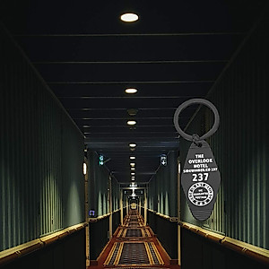 FOTAP OVERLOOK HOTEL Room 237 KEYCHAIN Hand Stamped Key Tag (OVERLOOK237 blk)
