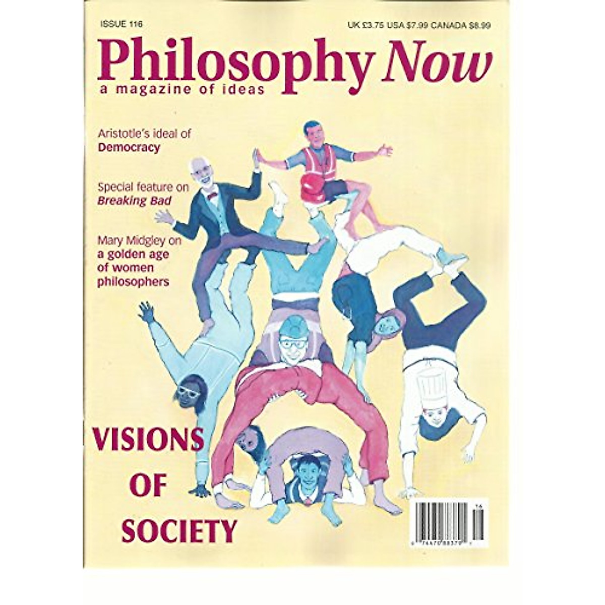 PHILOSOPHY NOW MAGAZINE, A MAGAZINE OF IDEAS. OCTOBER/NOVEMBER, 2016 ISSUE, 116