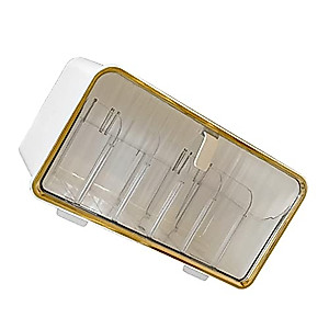 CAXUSD 1 Set Wall Hanging Sock Box Wardrobe Cabinet Clear Organizer Drawers Closet Drying Rack Underwear Cabinet Organizer Compartment Underwear Organizer Wall Drawer Organizer Bra Abs