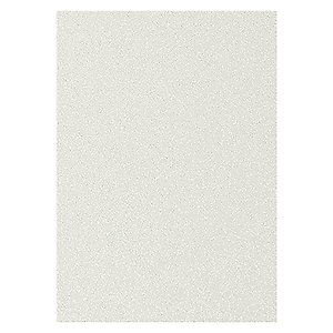 Hysiwen 20 Sheets White Glitter Cardstock, 250gsm/92lb A4 Sparkly Paper for Making Cards, Invitations, Paper Crafts, Party Decoration