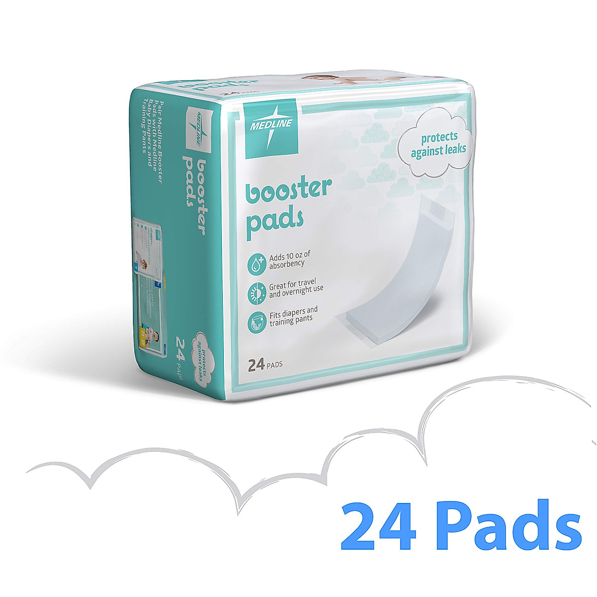 Medline Booster Pads with Adhesive
