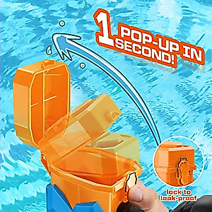 Super Water Guns for Kids Adults - 2 Pack Super Water Blaster Soaker Squirt Guns 1200cc with Excellent Range - Ideas Gift Toys for Summer Outdoor Swimming Pool Beach Sand Water Fighting Play