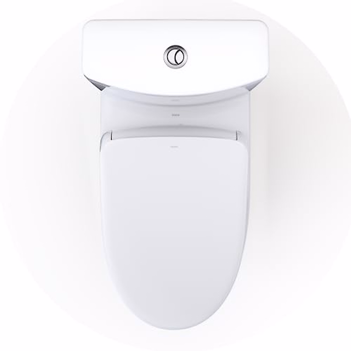 TOTO WASHLET+ Aquia IV Two-Piece Elongated Dual Flush 1.28 and 0.9 GPF Toilet and with Auto Flush S7A Contemporary Bidet Seat, Cotton White - MW4464736CEMGNA#01