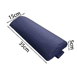 Baoblaze Head Cushion for Terrace Recliner Chairs Picnics Headrest , Navy Blue