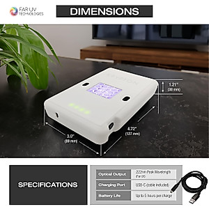 Krypton Far UV Technologies MVP Portable UV Light Air Cleaner