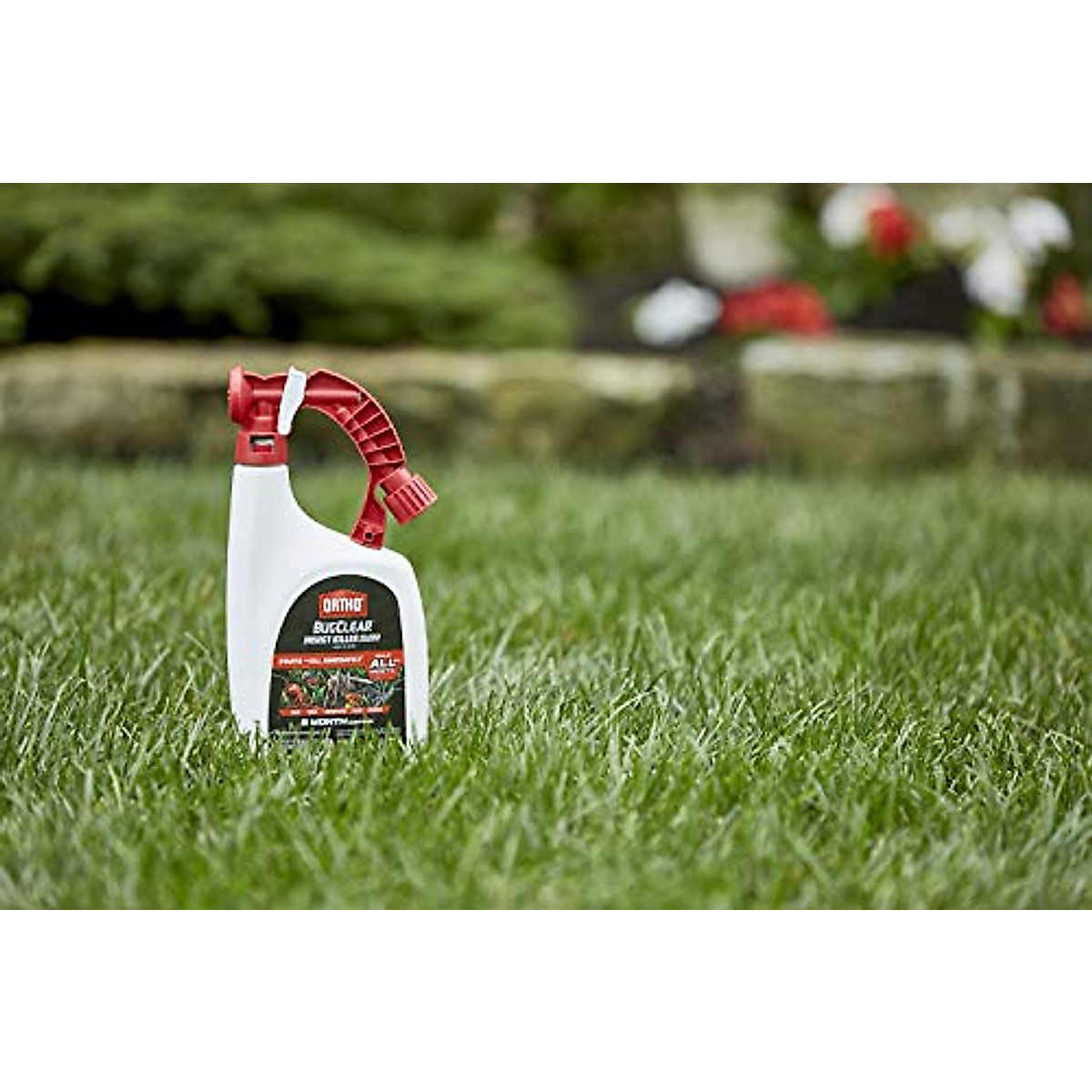 Ortho BugClear Insect Killer for Lawns & Landscapes Ready to Spray - Kills Ants, Spiders, Fleas, Ticks, Armyworms & Other Insects, Outdoor Bug Spray for up to 6 Month Insect Control, 32 oz.