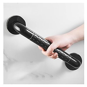 Grab Rails Bathroom Grab Rails 304 Stainless Steel Shower Handle Anti-Slip Bathtub with Safety Luminous Circles Handrail ?For Elderly Disabled Toilet Seniors Kitchen,Black,40cm ( Color : Dolphin Waves