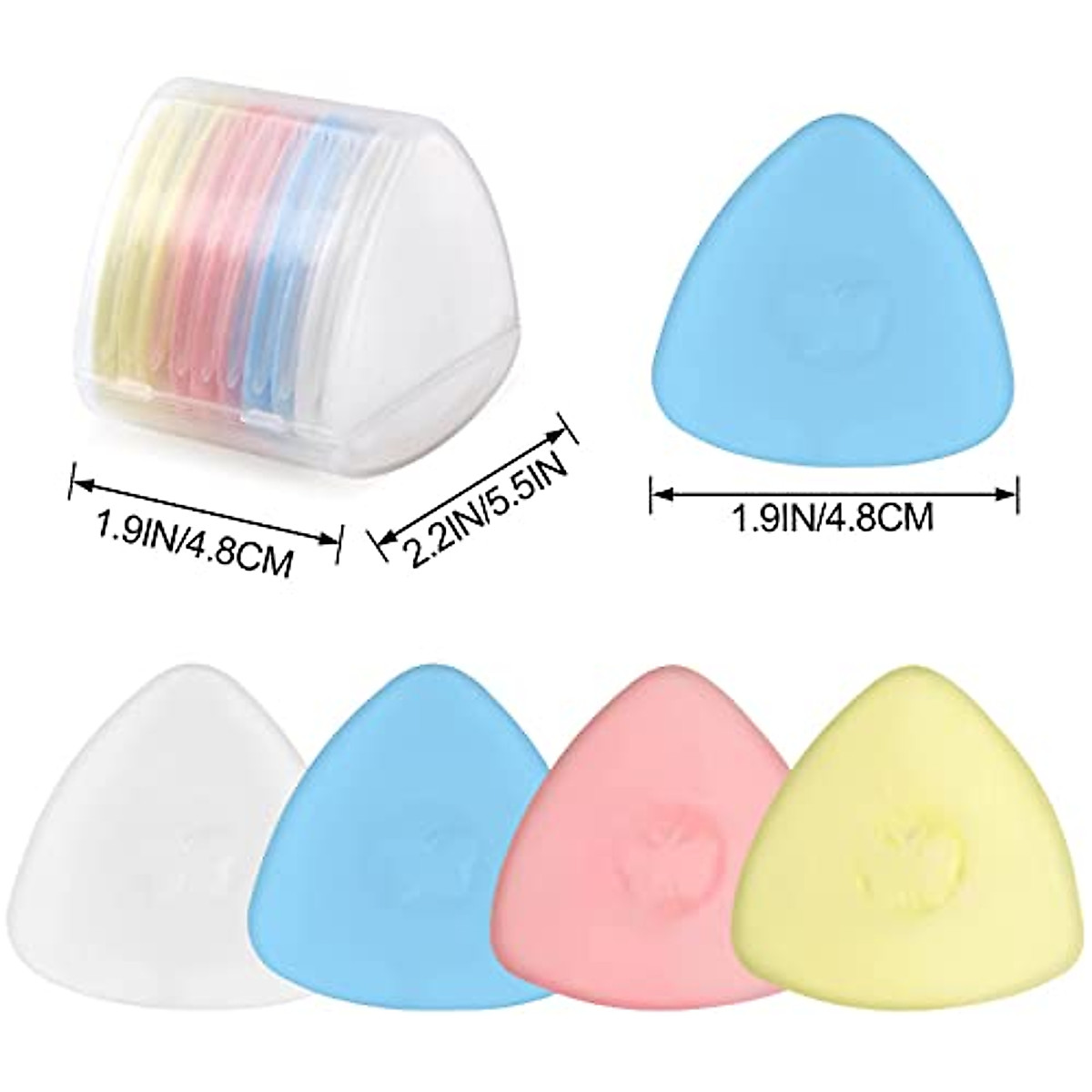 10PCS Professional Tailor Chalk Fabric Chalk for Sewing Tailors Chalk, Fabric Markers for Sewing, Fabric Chalk Sewing Wax Based Tailor's Chalk