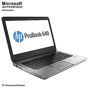 HP ProBook 640 G1 Intel i5-4200M 2.50GHz 8GB RAM 128GB SSD Windows 10 Pro (Renewed)