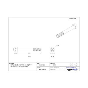 Steel Hex Bolt, Grade 8, Zinc Yellow-Chromate Plated Finish, Hex Head, External Hex Drive, Meets ASME B18.2.1/SAE J429, 3" Length, Partially Threaded, 3/8"-16 Threads (Pack of 25)