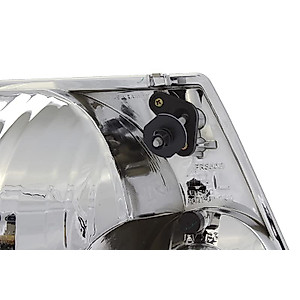 For Ford Explorer Headlights Lamps Set 2002 2003 2004 2005 Halogen Driver and Passenger Side