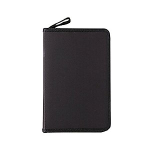 Gullor Fashion Fold Canvas Pencil Case, Black, 36 Holes