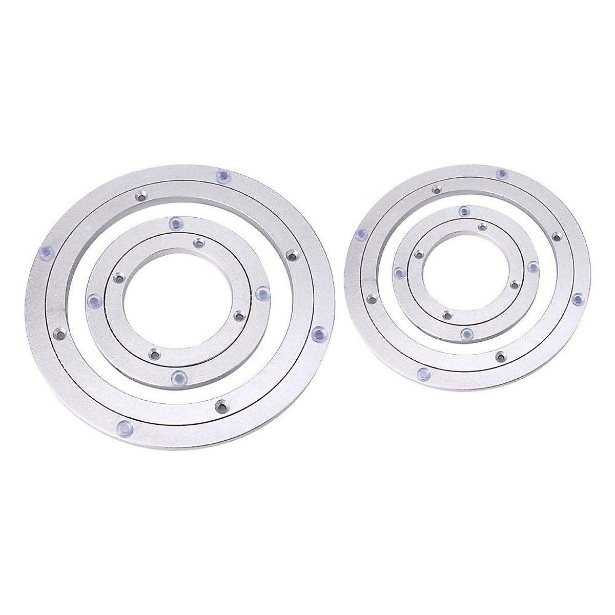 6 Inch Lazy Susan Heavy Duty Aluminium Rotating Turntable Bearing Round Swivel Plate Hardware for Kitchen Dining-Table