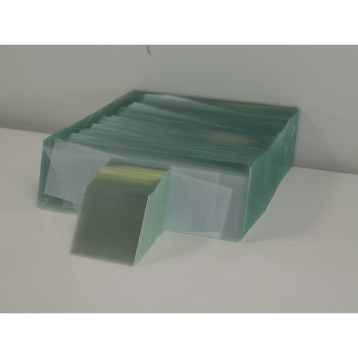 CB 7101S1 72-Pieces Blank Microscope Slides & 100-Pieces Square Cover Glass