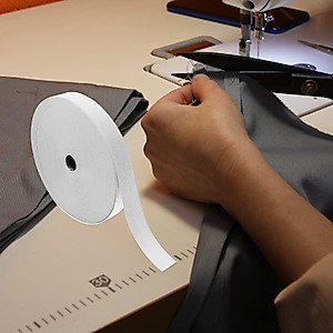 Ciieeo 1 Roll Elastic Band Kintting Waist Band Fold Over Elastic Ribbon Creative Dresses for Pregnant Women Clothes Elastic Strap White Pregnant Woman Sewing Supplies Thicken Polyester