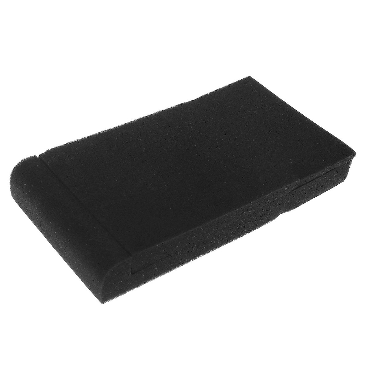 Micro Traders 2 Pair of Acoustic Foam Isolation Pad for Studio Monitor Loud-speaker Playback Recording Effect Reducing Background Noise -Black