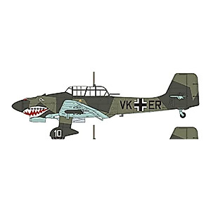 Airfix Junkers Ju87 B-1 Stucka 1:72 WWII Military Aviation Plastic Model Kit A03087A,Unpainted