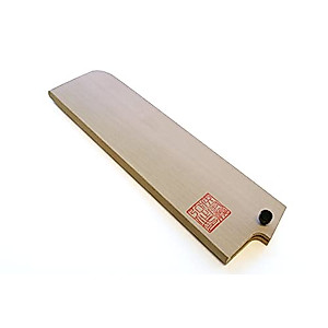 Yoshihiro Natural Magnolia Wood Saya Cover Blade Protector for Nakiri (165mm) 6.5in