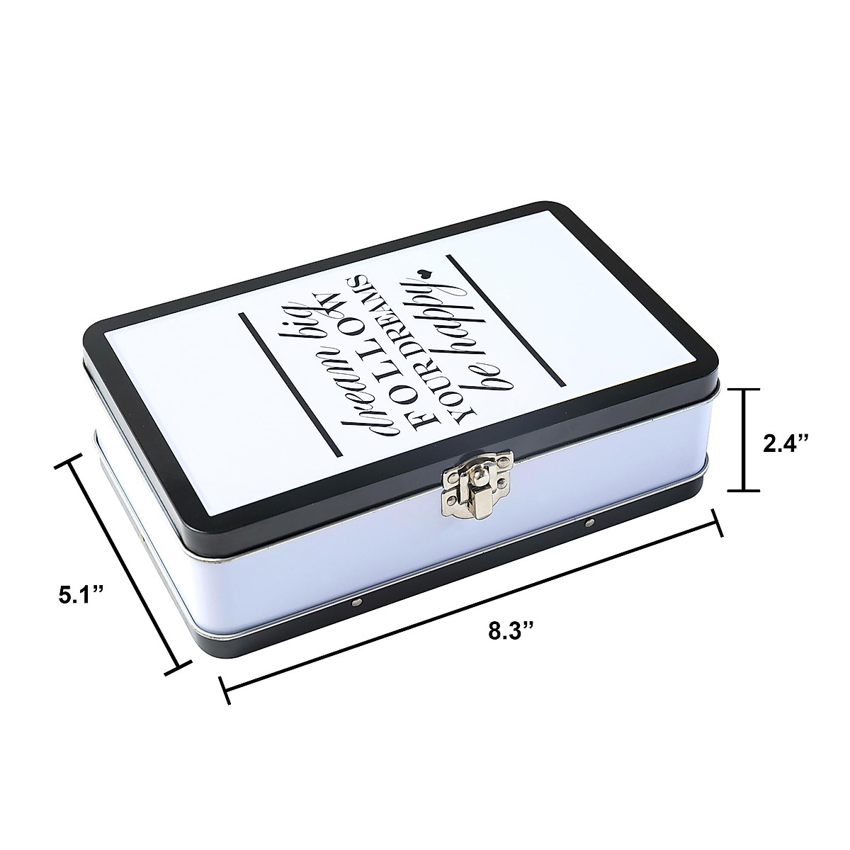 DAHO Metal Pencil Box, Follow Your Heart