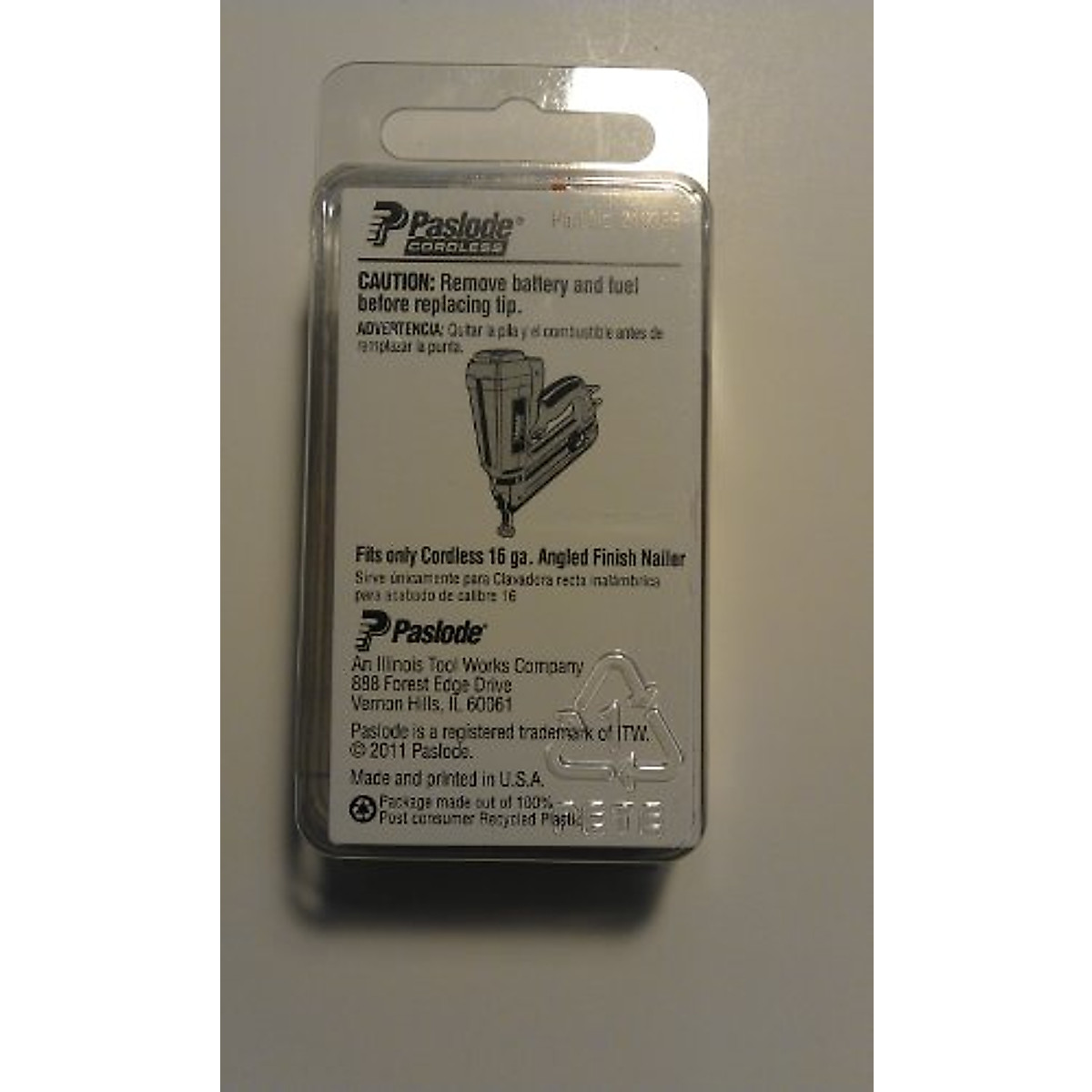 Paslode 219236 16-Gauge Angled Finish Nailer No-Mar Tips