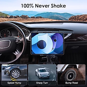 Car Phone Holder for CD Slot 4-11 In, Universal 360° Rotating CD Slot Tablet Mount Car Stand Compatible with Galaxy Tab S9 10 20 Series Pro, iPhone 12 12 mini 12 Pro Max 11 Series XR X 8, iPad