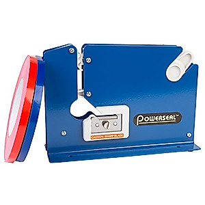 Hudson Exchange - TDPRODHD+T962024-R-C 3/8" Heavy-Duty Metal Bag Taper w/Trimmer Bundle with Red & Blue Tape (3 Items)