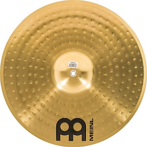 Meinl 18” Marching Cymbal Pair with Straps - Brass Alloy Traditional Finish - Made In Germany, 2-YEAR WARRANTY (MA-BR-18M)