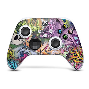 GNG Graffiti Skins Compatible with Xbox Series X Console Decal Vinal Sticker + 2 Controller Set