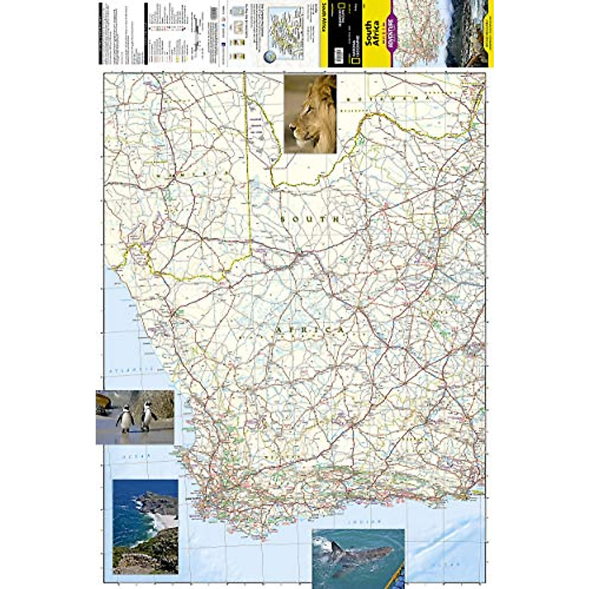 South Africa Map (National Geographic Adventure Map, 3204)