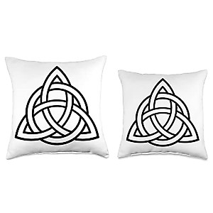 Trinity Knot Throw Pillow, 16x16, Multicolor