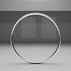 Metal Factory Sterling Silver 2MM High Polish Plain Dome Tarnish Resistant Comfort Fit Wedding Band Ring Sz 9