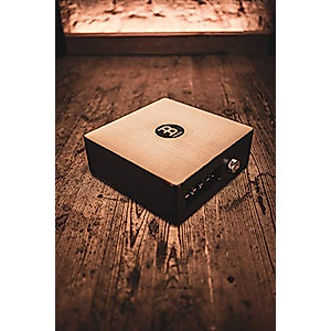 Meinl Percussion Pickup Cajon Snare with Electronics for Amp or PA System, Includes Standard Brushes — NOT Made in China — American White Ash/MDF, 2-Year Warranty (TMPPCS)
