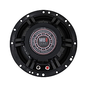 MB Quart PS1-316 Premium 3-Way Component Car Speaker System (Black, Pair) – 6.5 Inch Speaker System, 400 Watt Car Audio, 4 OHMS (Grills Included)