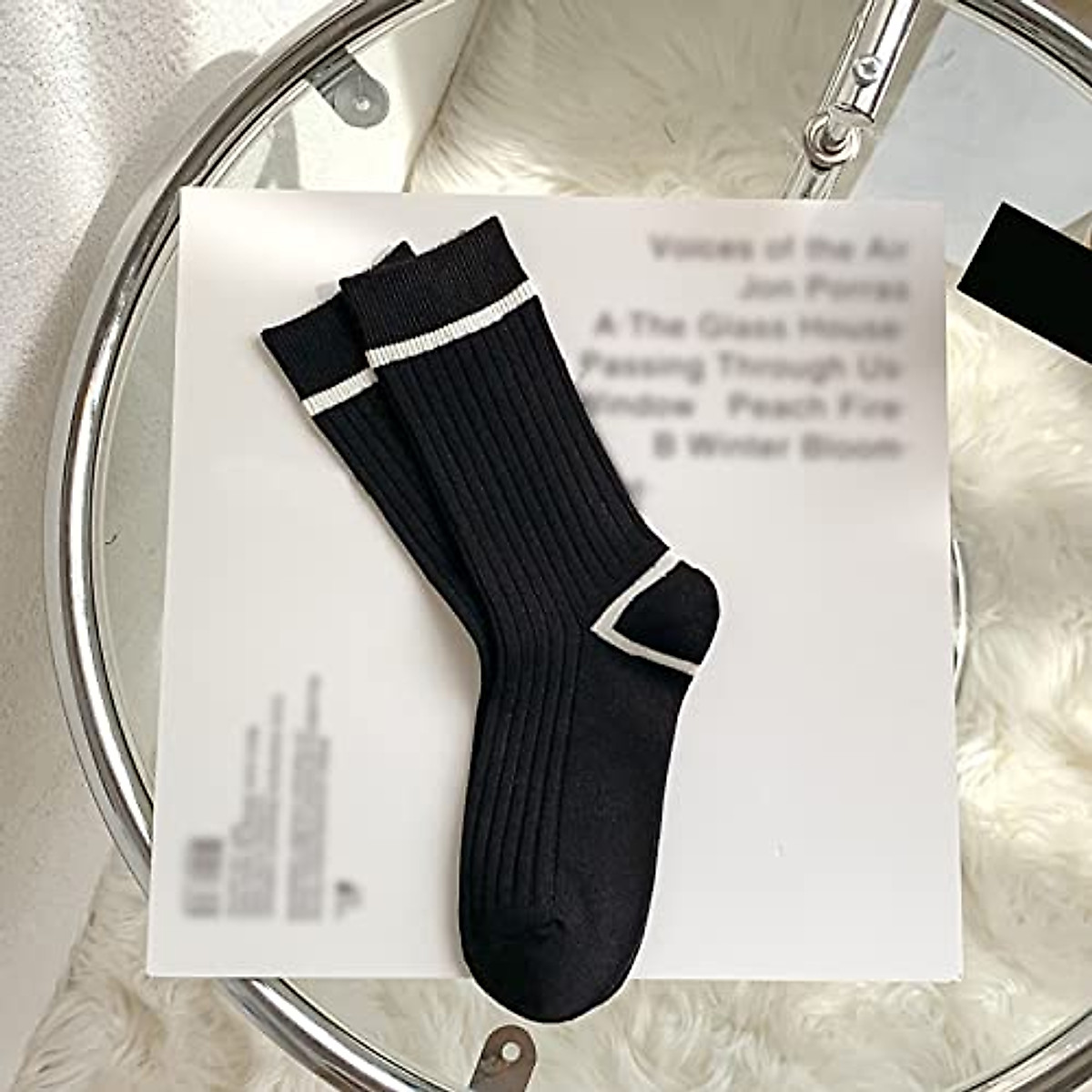 Zieglen Womens SocksWomens Socks Ankle Women's Cute Bear Socks Cute Animal Embroidery Ankle Socks Gifts for Women Socks