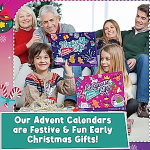 PURPLE LADYBUG Girls Advent Calendar 2023 with 24 Unique Gifts - Crafts, Makeup, Jewelry, Accessories, & More - Cool Kids Advent Calendar 2023, Fun 24 Days of Christmas Countdown for Girl Age 6+