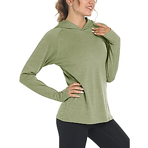 Long Sleeve Shirts Ladies Running Shirts Dry Fast Workout T Shirts Athletic Shirts Top Tee Fishing Shirts Summer UV Protection Shirts for Women