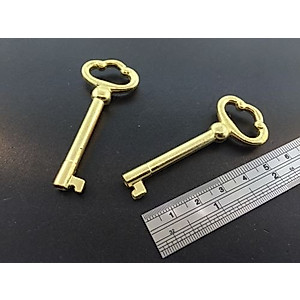 Grandfather Clock Door Key set of 2 in Brass Finish for Howard Miller