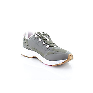 Vionic Women's Drift Edin Active Sneakers- Supportive Walking Shoes That Include Three-Zone Comfort with Orthotic Insole Arch Support, Medium and Wide Fit Stone 8 Medium US
