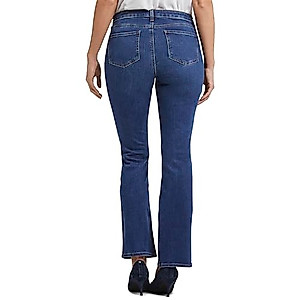 NYDJ Womens Barbara Boot-Cut Jeans, Cooper, 8