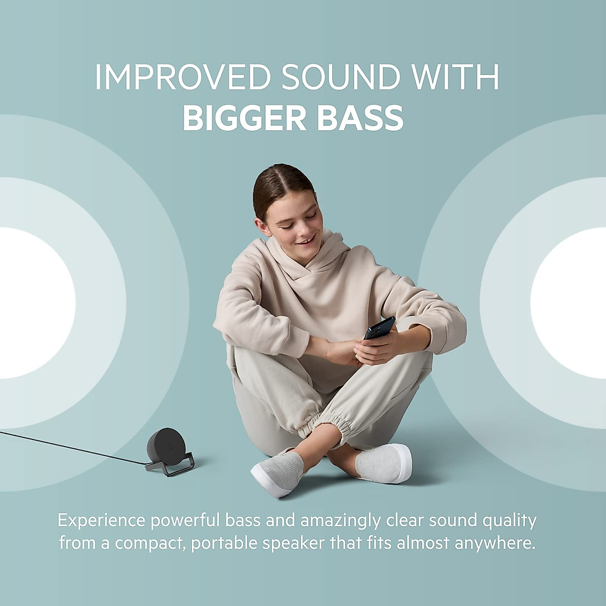 Belkin Quick Charge Wireless Charger + Bluetooth Speaker - Qi-Certified Charger Stand for iPhone, Samsung Galaxy & More - Charge While Listening to Music, Streaming Videos, & Video Calling - Black