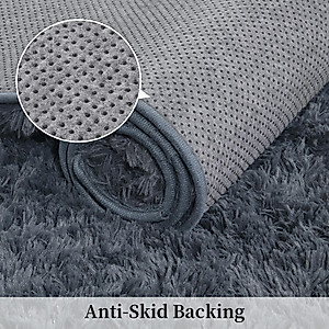 ROYALAY Fluffy Shag Area Rug 9x12 ft Ultra Soft, Extra Large Plush Faux Fur Carpet with Non-Skid Design for Bedroom, Playroom and Living Room Rug, Luxury Room Decor